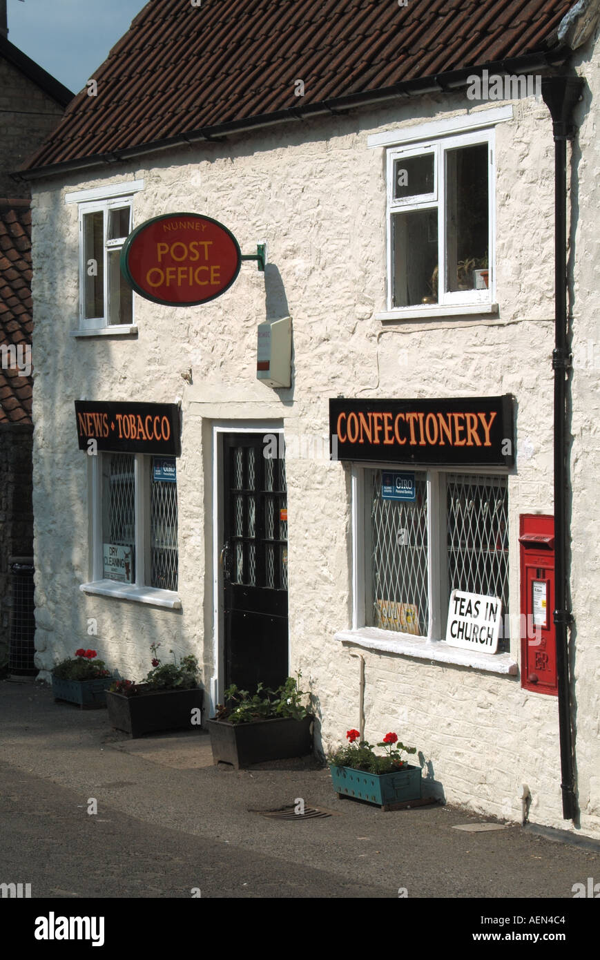 Village shop post office windows hi-res stock photography and images ...