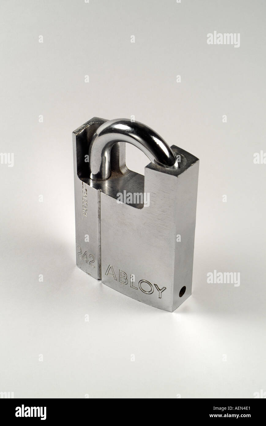 Pad lock cut out hi-res stock photography and images - Alamy