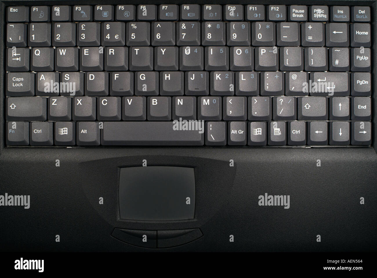 keyboard of a Laptop Computer Stock Photo - Alamy