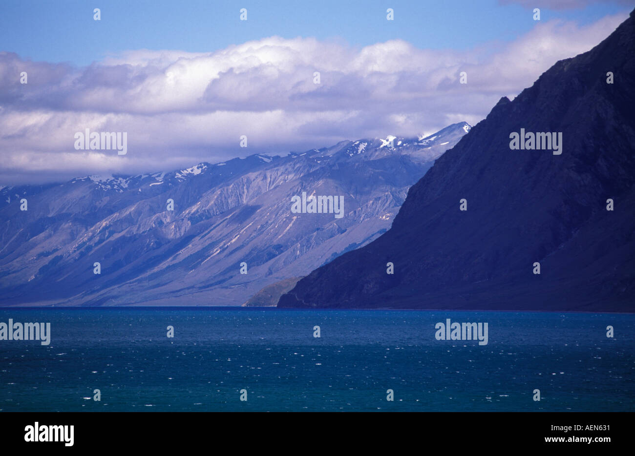 New Zealand Lake Hawea Stock Photo - Alamy