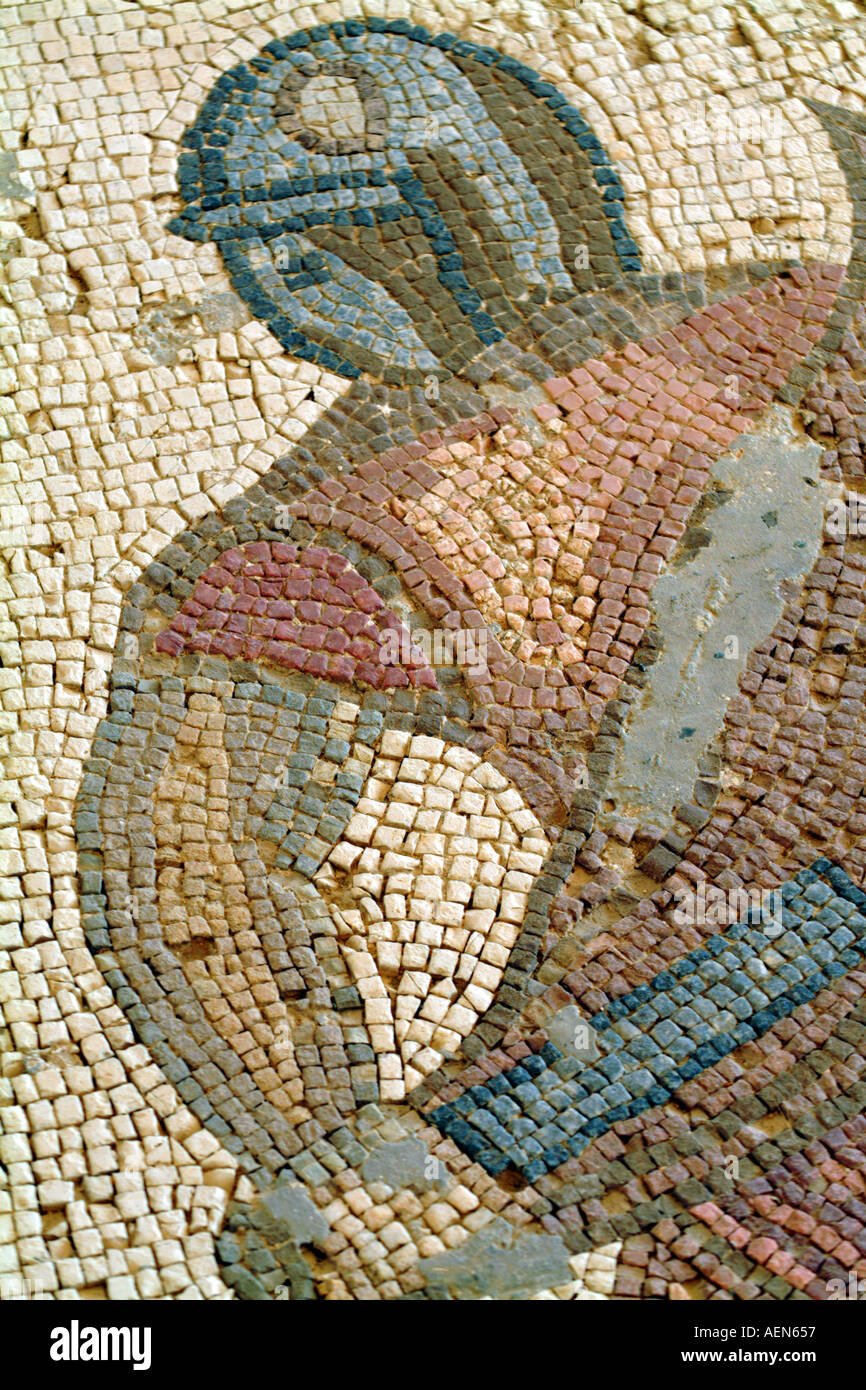 Roman gladiator fight mosaic hi-res stock photography and images - Alamy