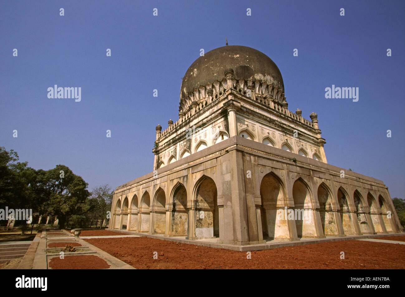 India Andhra Pradesh Hyderabad Qutb Shahi Tombs tomb of Hayath Baksh ...