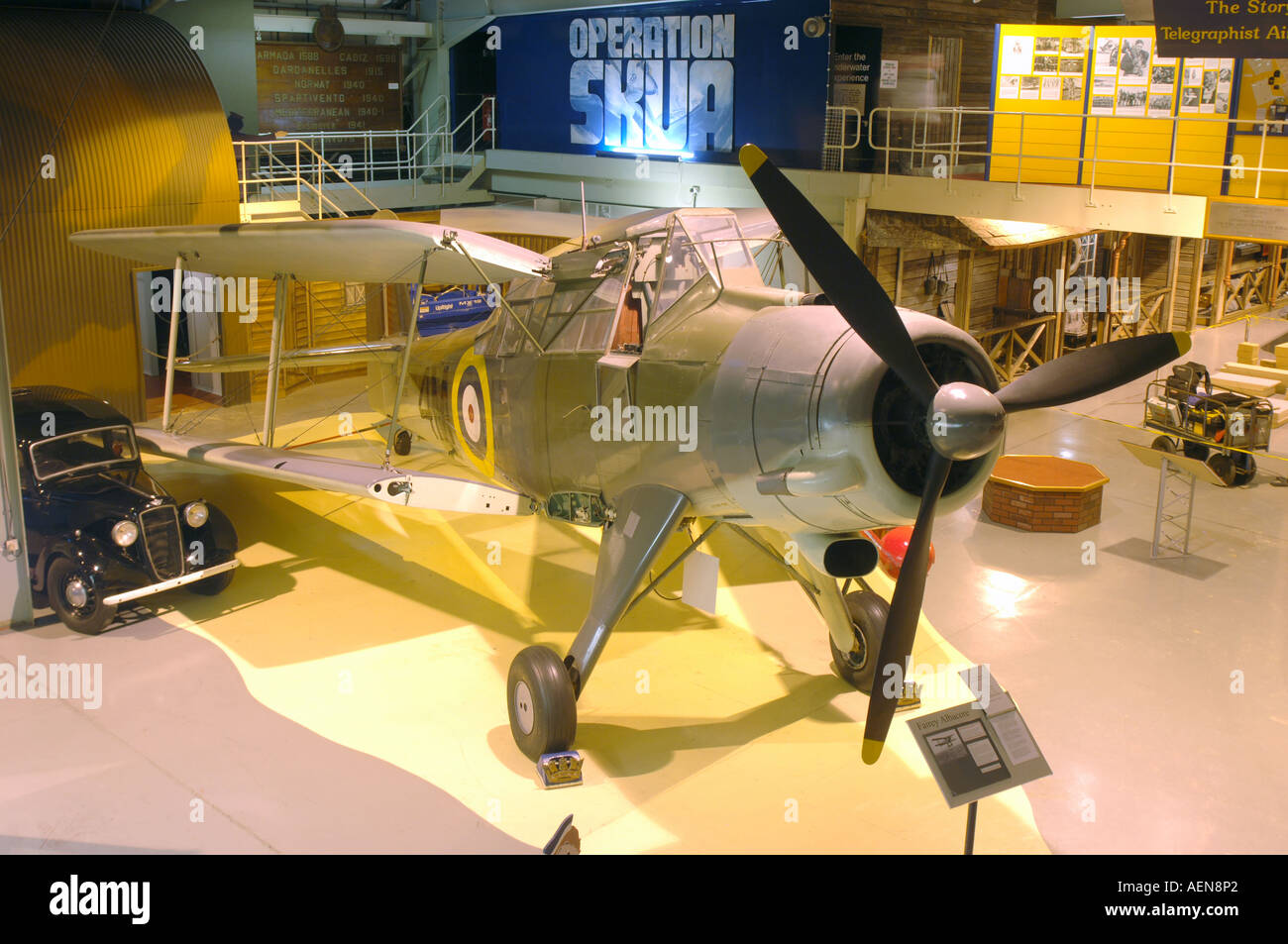 Fairey Albacore World War 2 Biplane. XAV-295 Stock Photo - Alamy