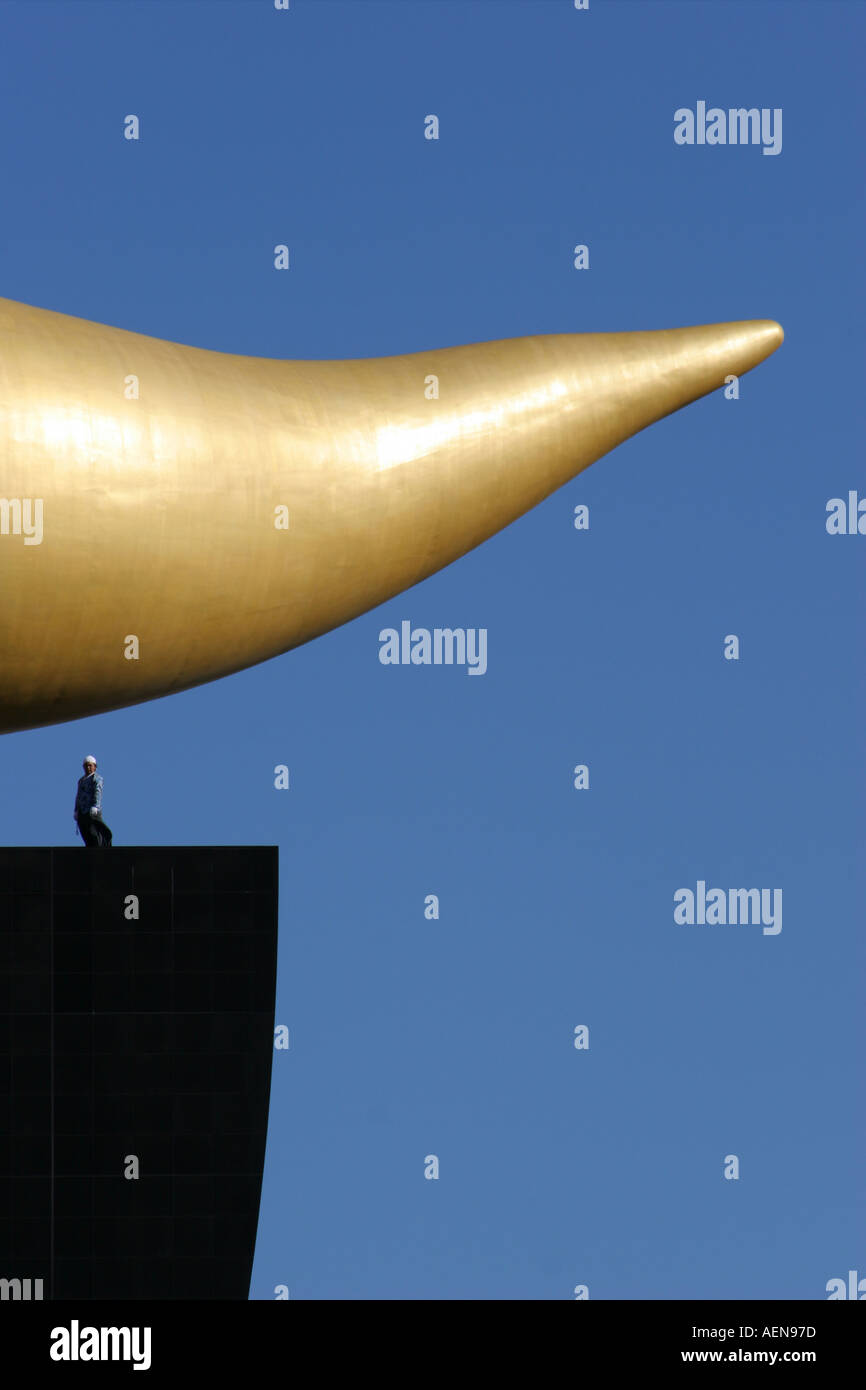 Golden Flame Asahi Beer Building Asakusa Tokyo Japan Stock Photo - Alamy