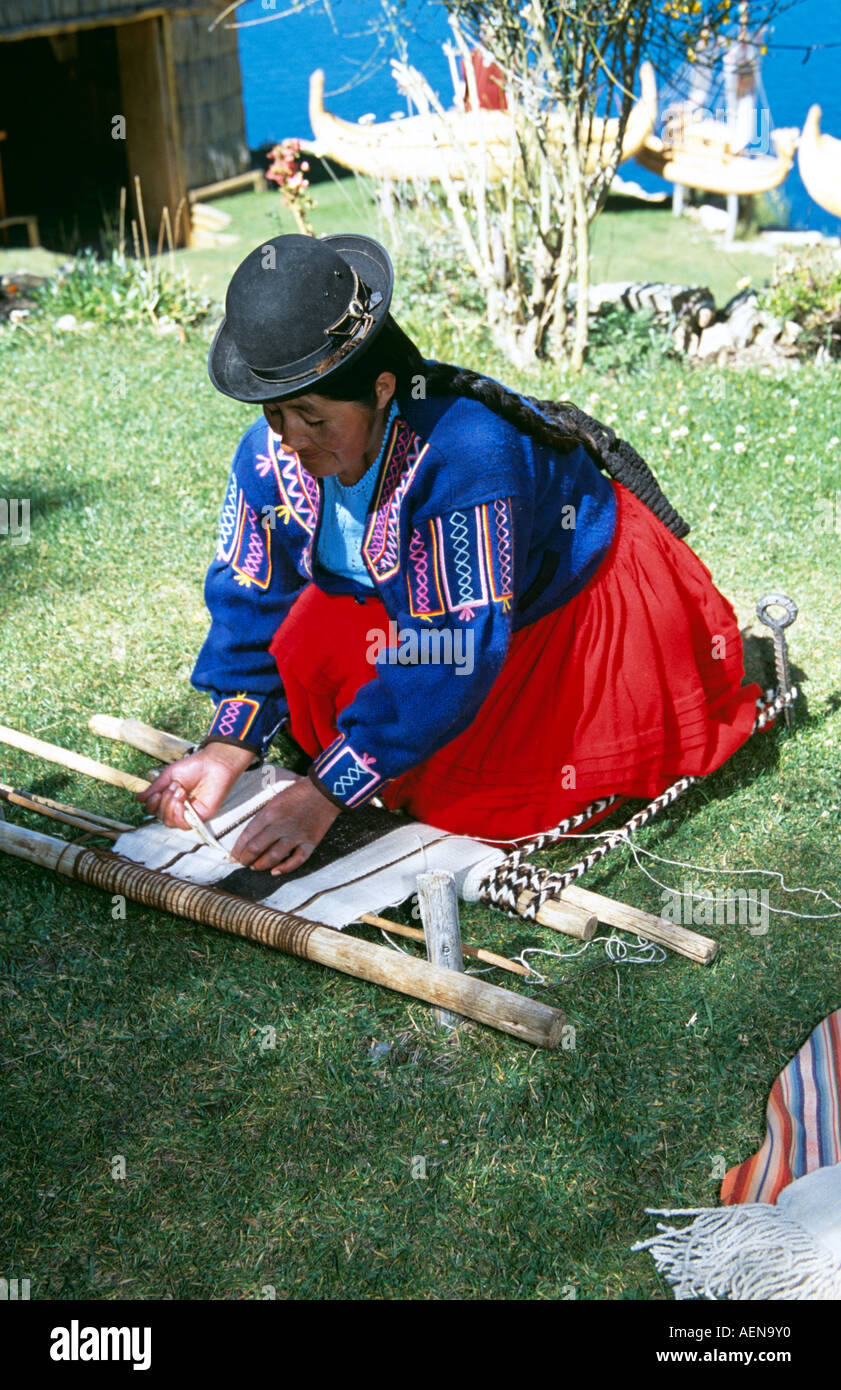 Inca weaving tradition hi-res stock photography and images - Alamy