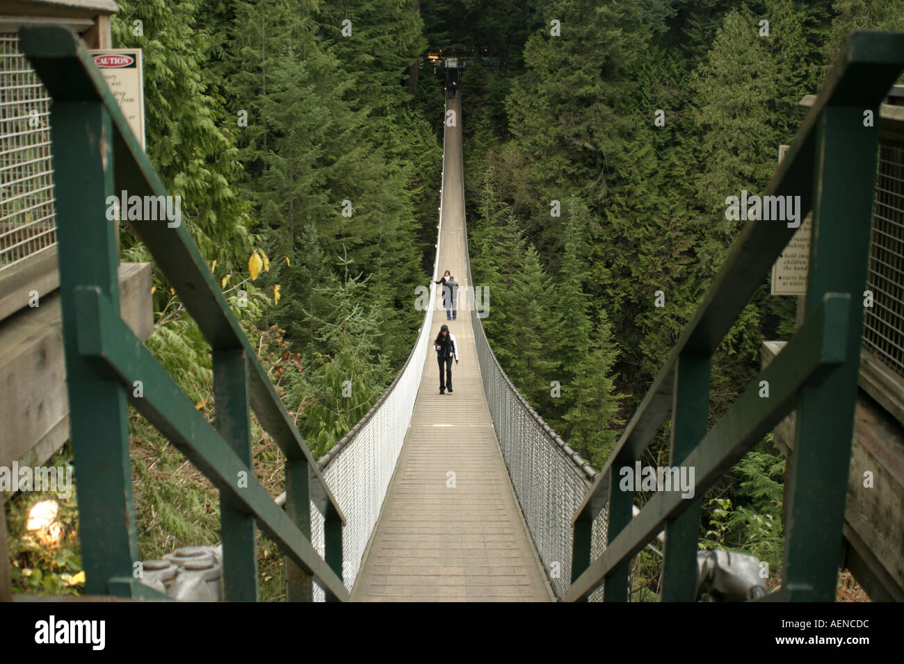 Capilano Suspension Bridge Stock Photo - Alamy