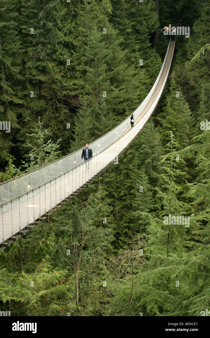 Capilano Suspension Bridge Stock Photo - Alamy