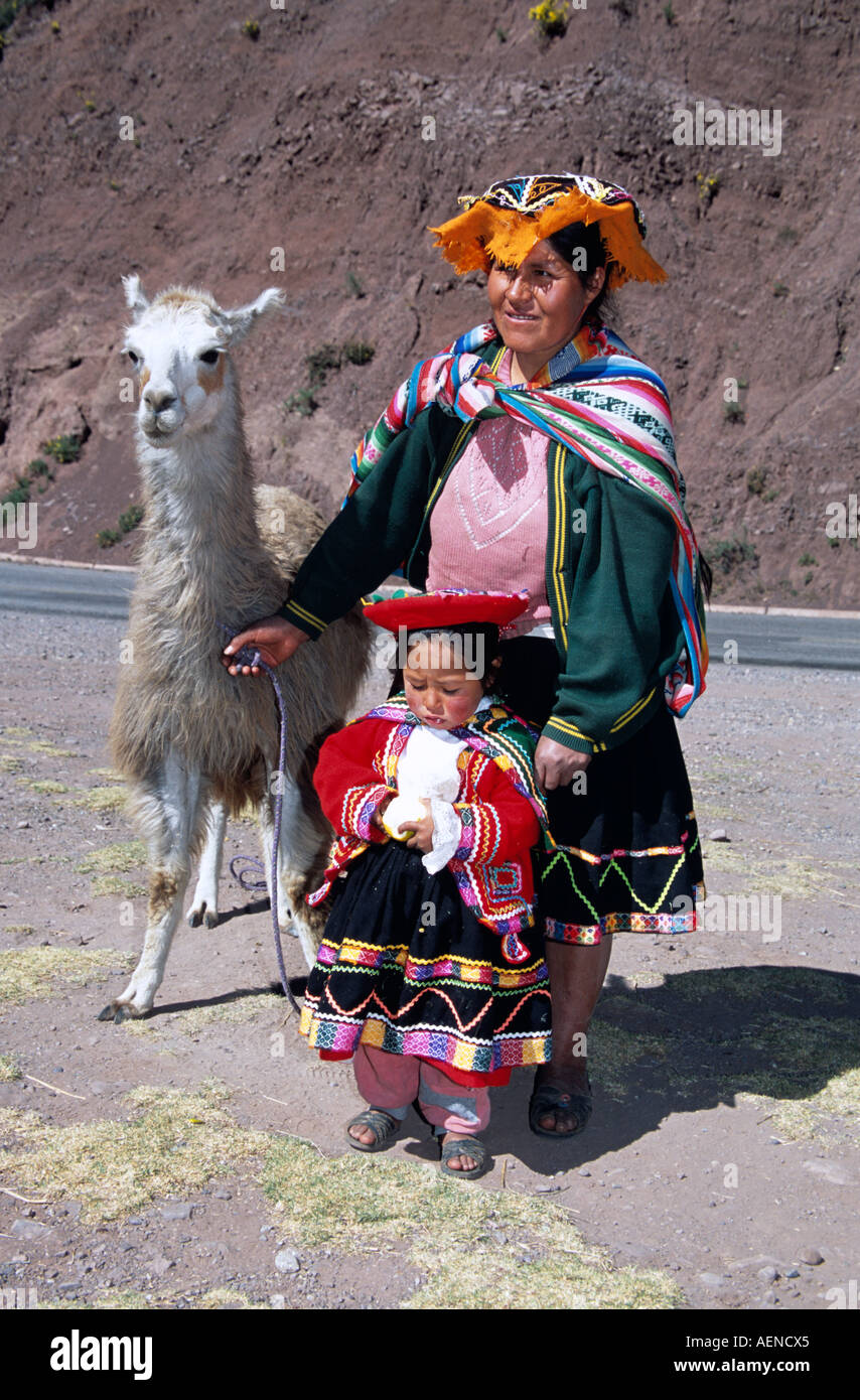 Native inca incan girl child hi-res stock photography and images - Alamy