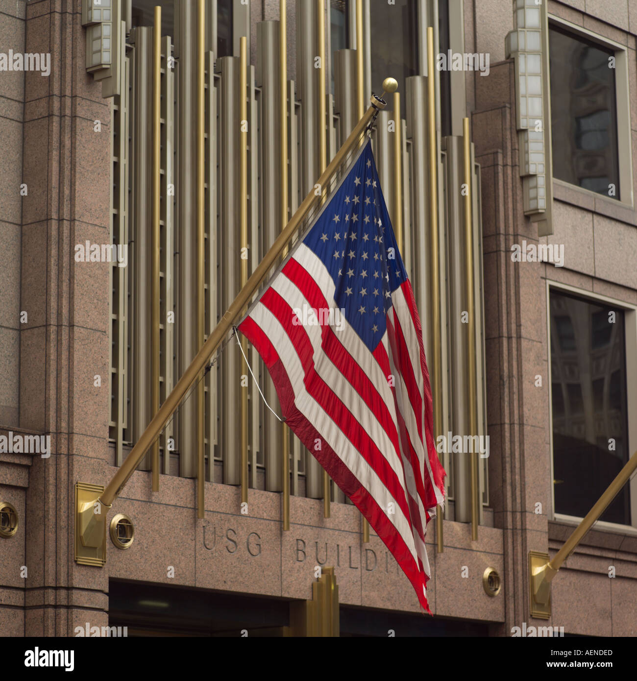 Chicago city flag blue white stars hi-res stock photography and images ...