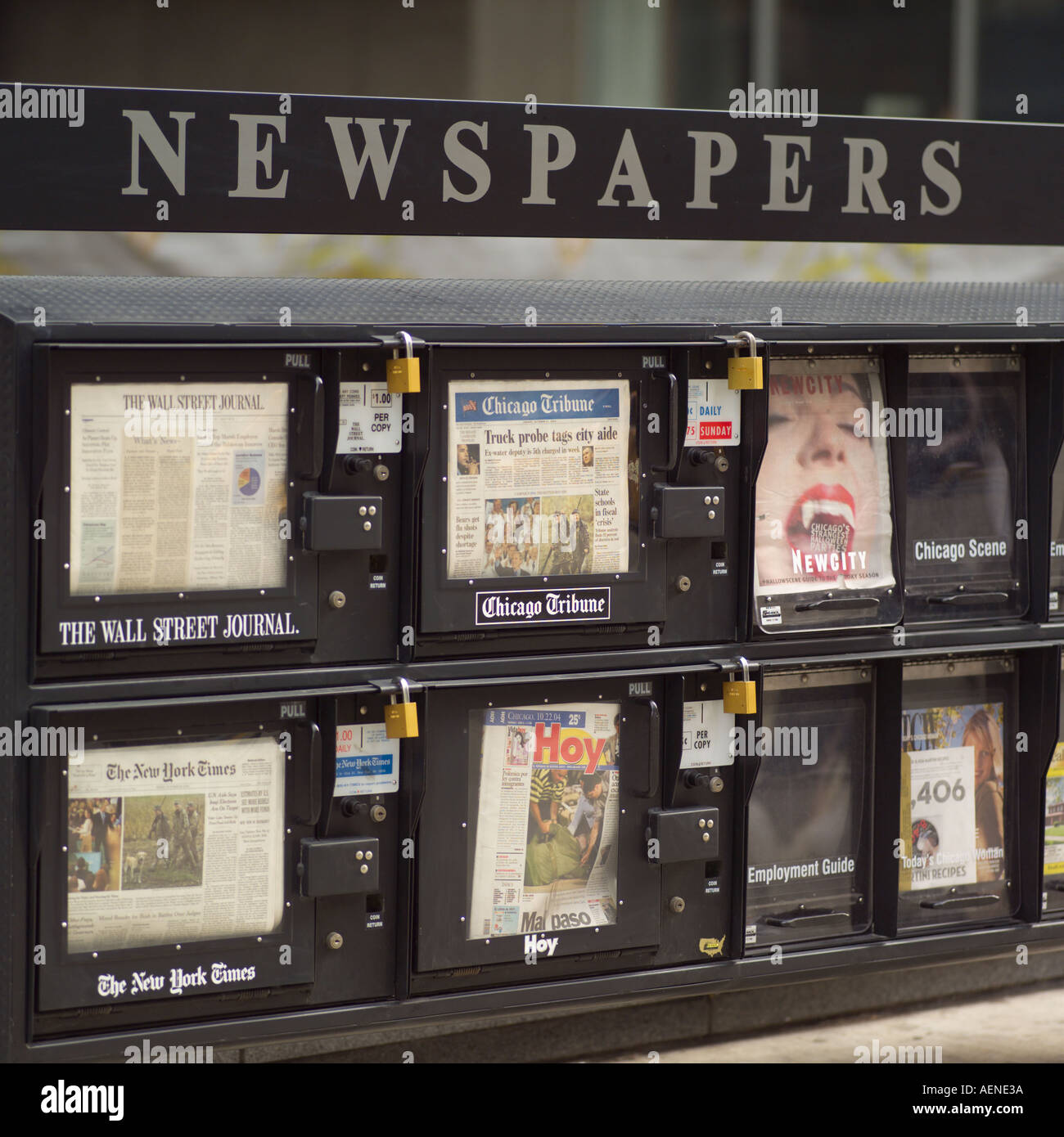 Chicago newspaper hi-res stock photography and images - Alamy