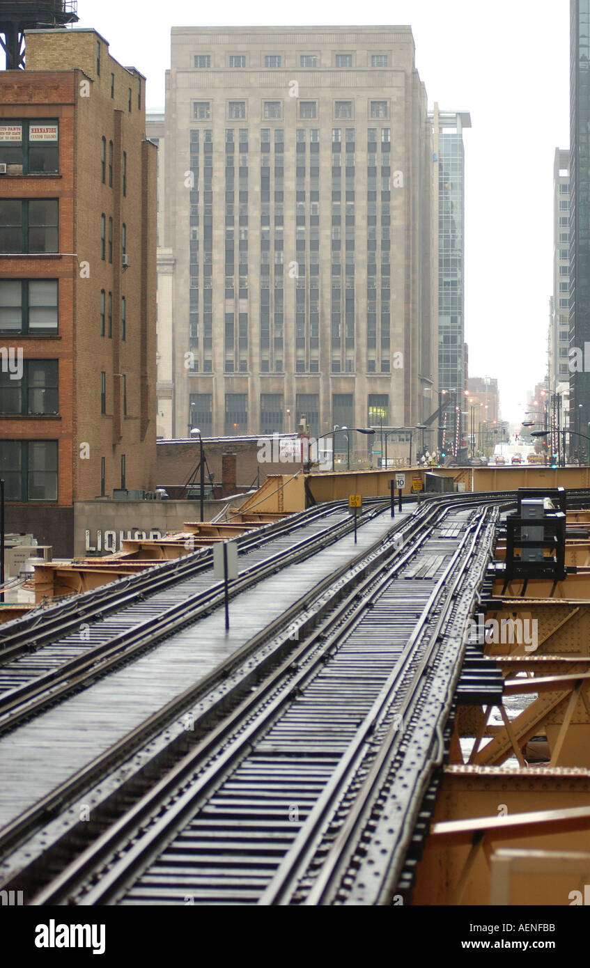 Chicago rail network hi-res stock photography and images - Alamy