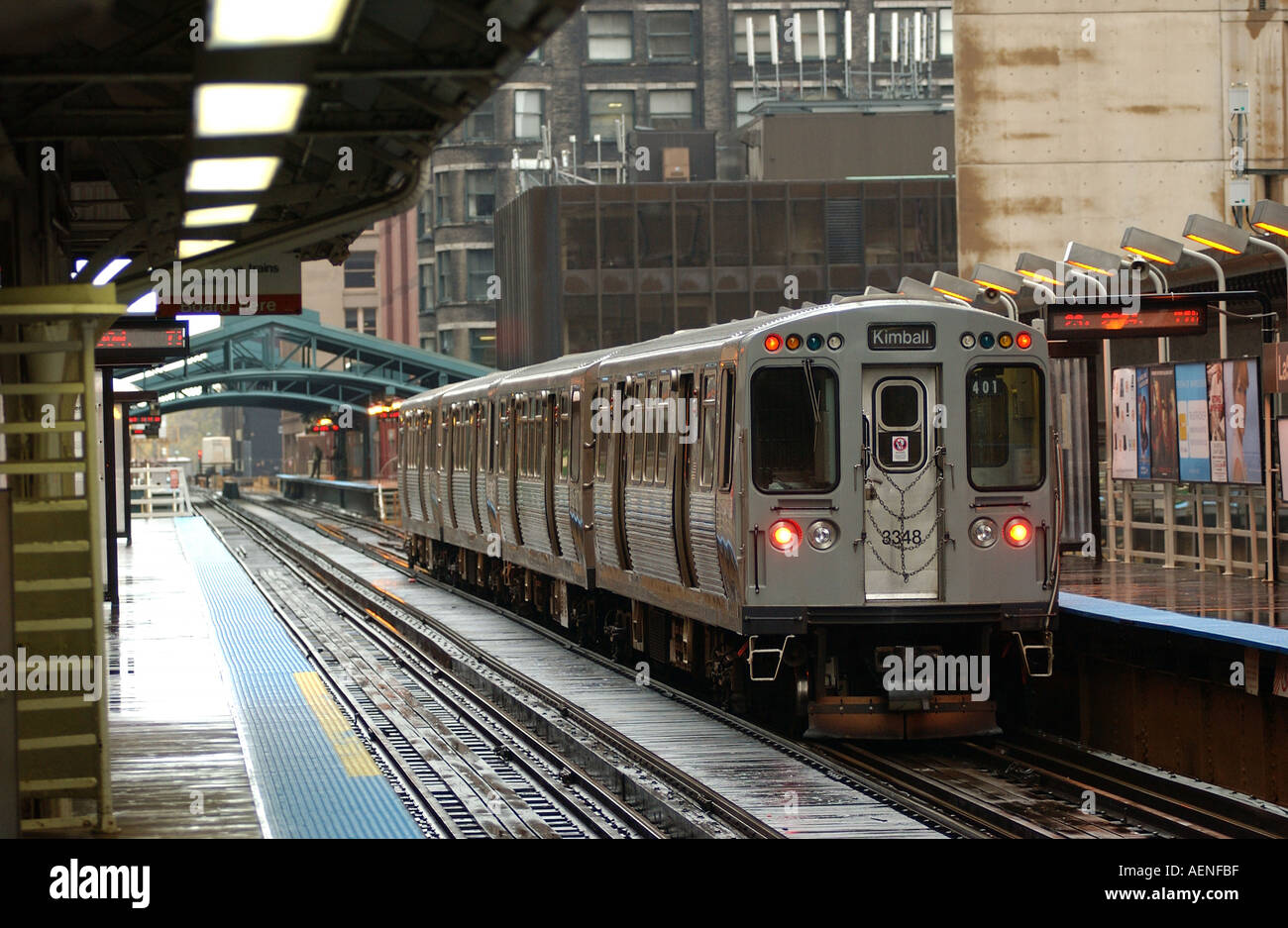 Chicago train hi-res stock photography and images - Alamy