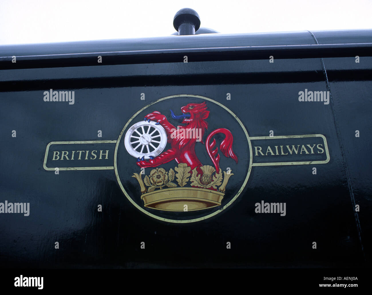 British Railways emblem Paignton Devon England Stock Photo - Alamy