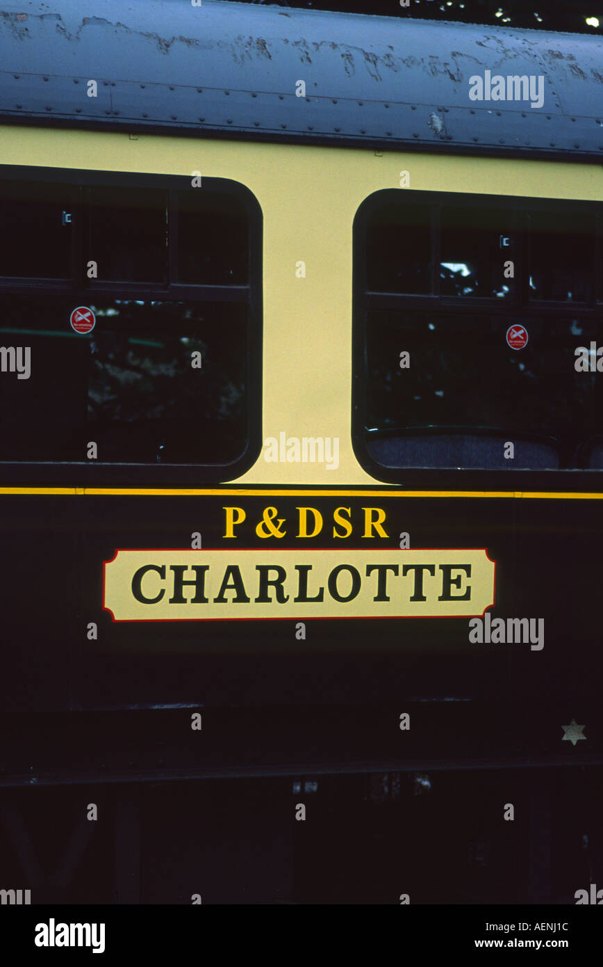 Railway carriage Paignton Station Devon England Stock Photo - Alamy