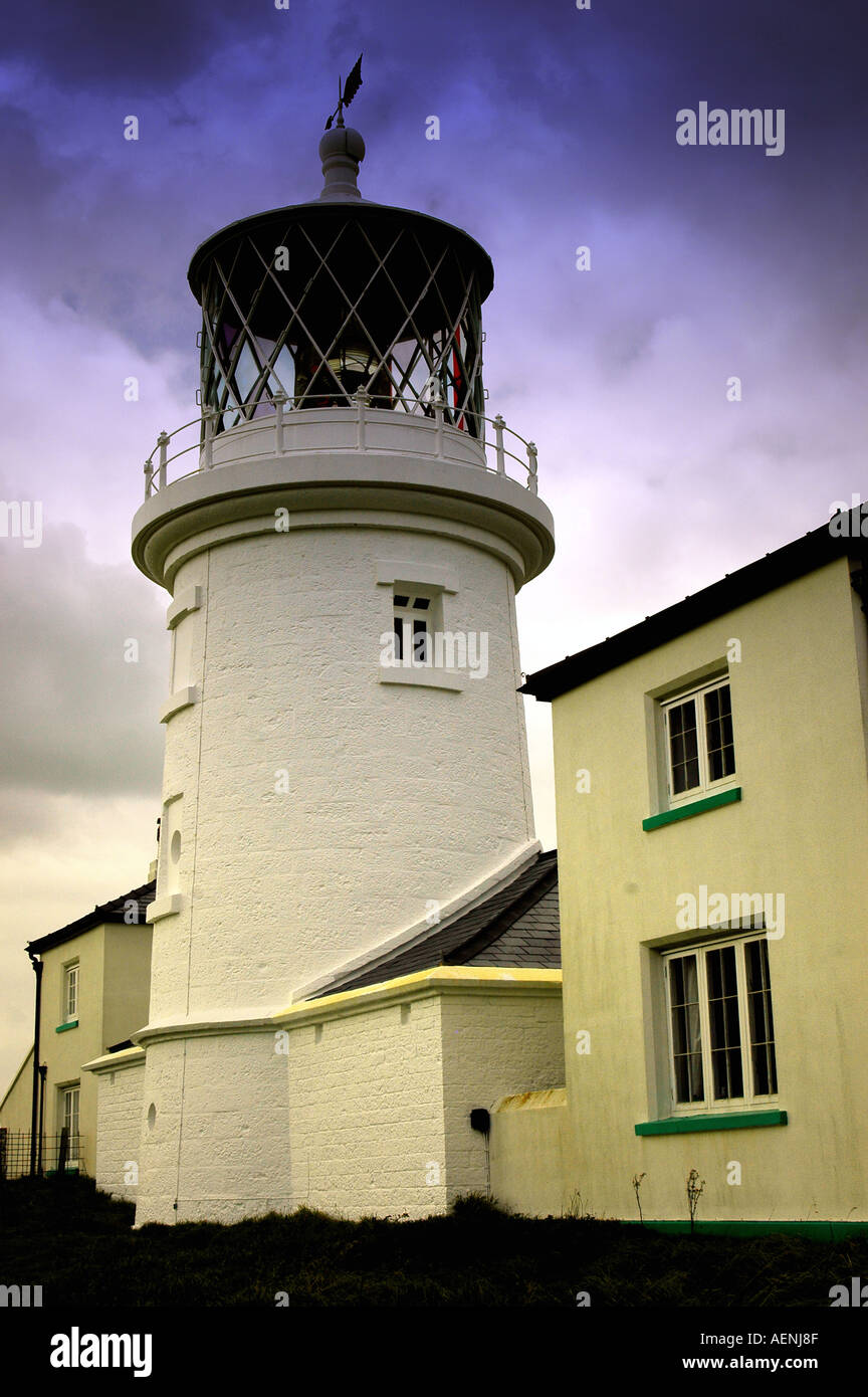 Caldey lighthouse hi-res stock photography and images - Alamy