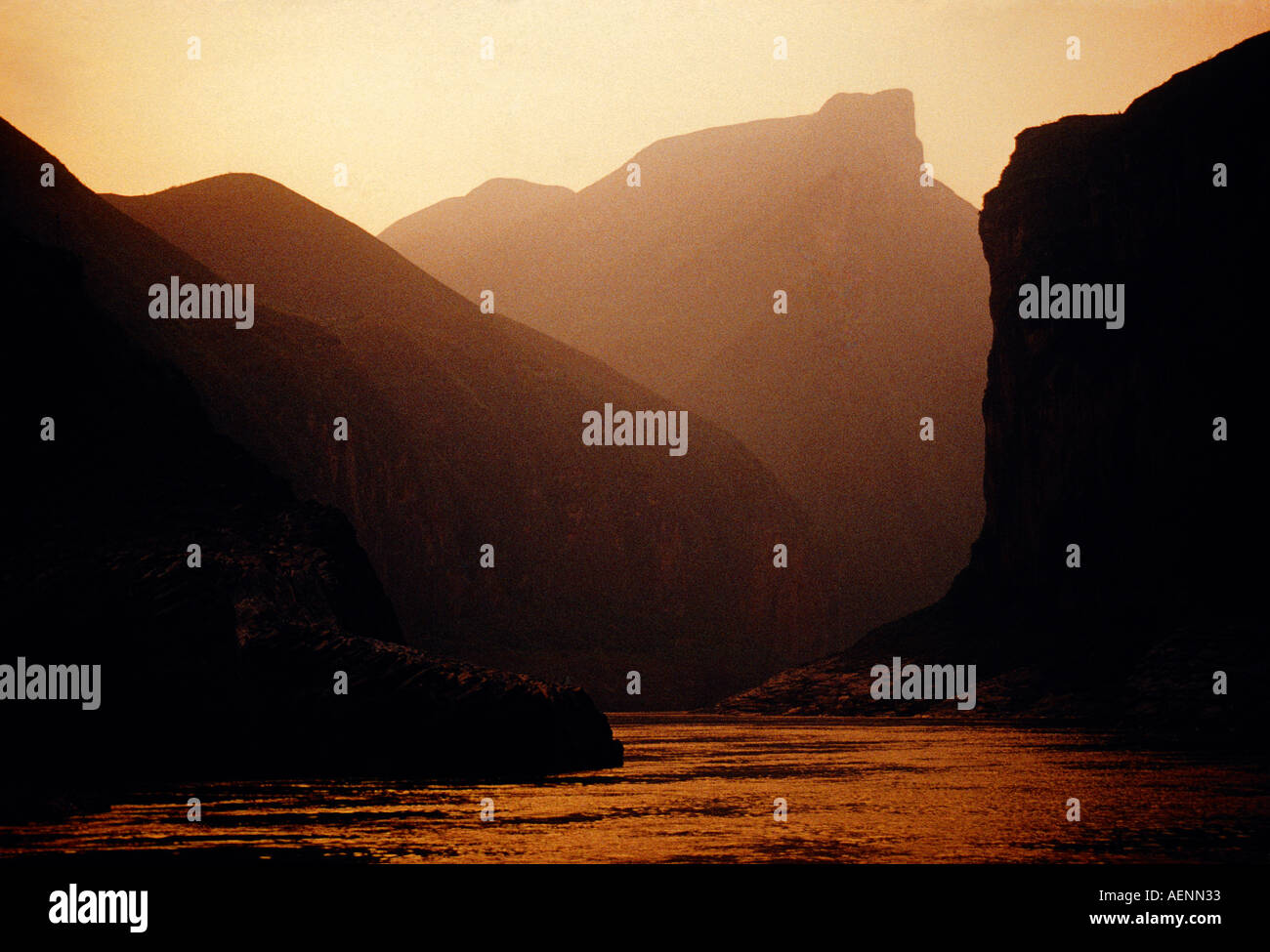 Yangtze River Chongqing China Kuimen Gate of the Qutang Gorge in the ...