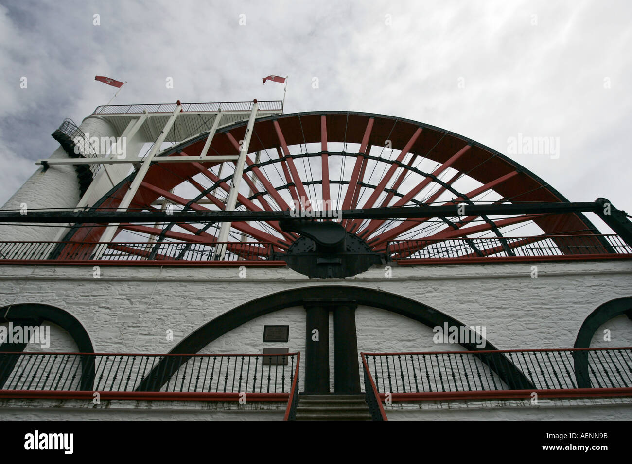great victorian water pump laxey wheel lady isabella from lead mines ...
