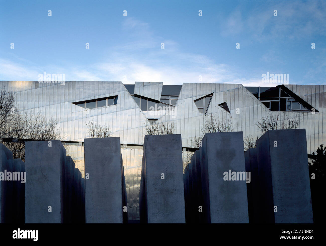 Berlin-Kreuzberg, Jüdisches Museum, Daniel Libeskind Stock Photo - Alamy