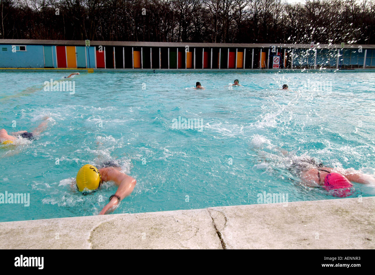 Swimming pool lido training hi-res stock photography and images - Alamy