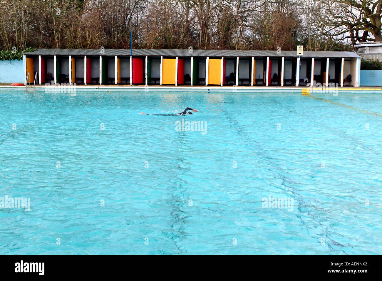 Tooting Bec Lido in south london is the largest open air pool in Europe ...