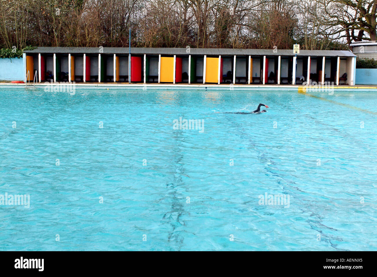 Tooting Bec Lido in south london is the largest open air pool in Europe ...