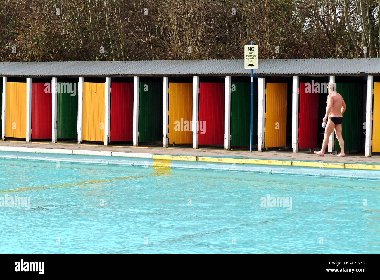 London's Tooting Bec Lido is the largest open air pool in the Uk Stock ...