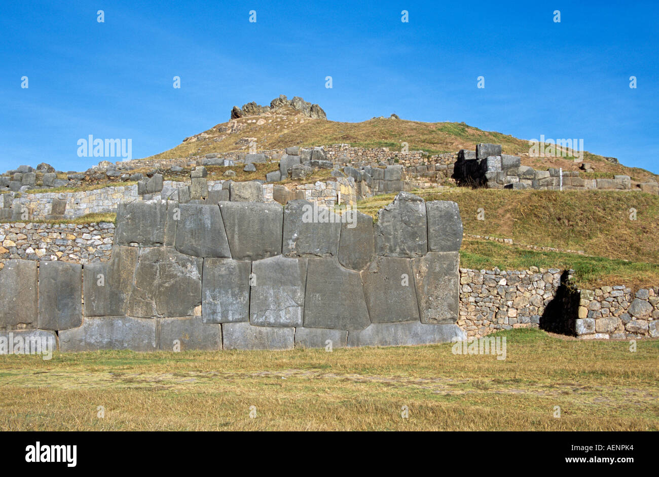 Sacsayhuaman Inca ruins, Cusco, Peru Stock Photo - Alamy