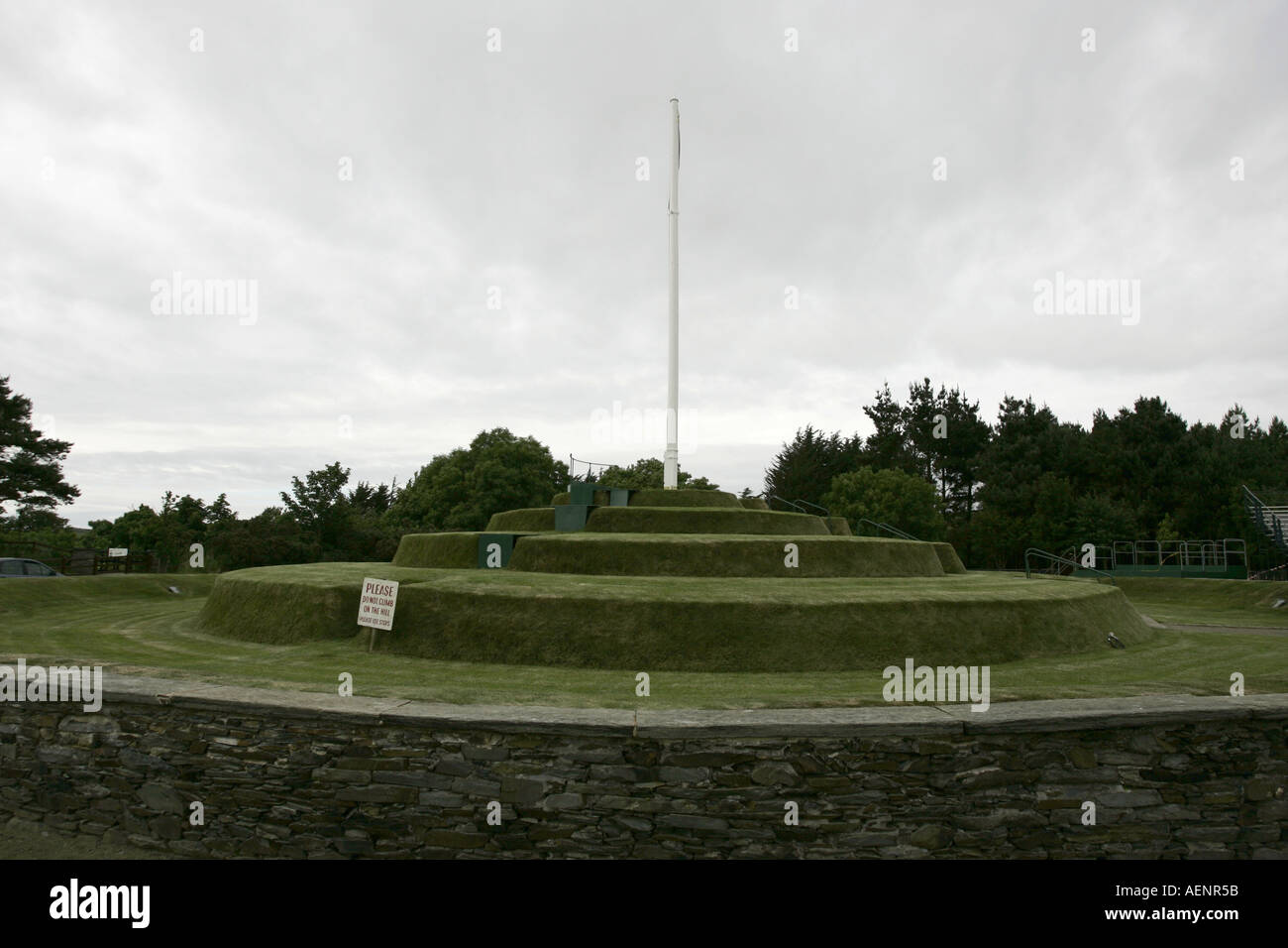 Tynwald hill manx parliament St Johns Isle of Man IOM Stock Photo - Alamy