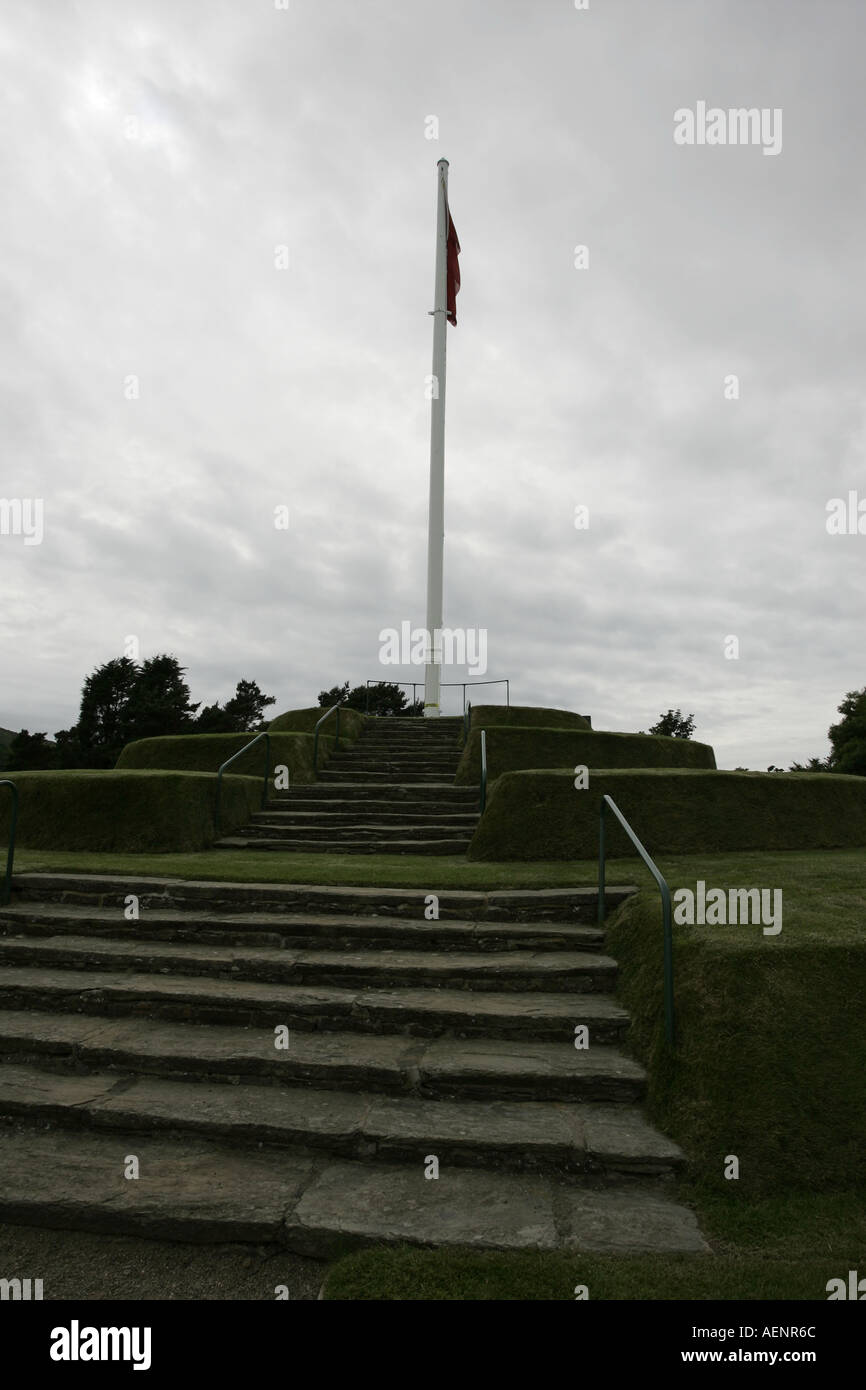 Tynwald hill manx parliament St Johns Isle of Man IOM Stock Photo - Alamy