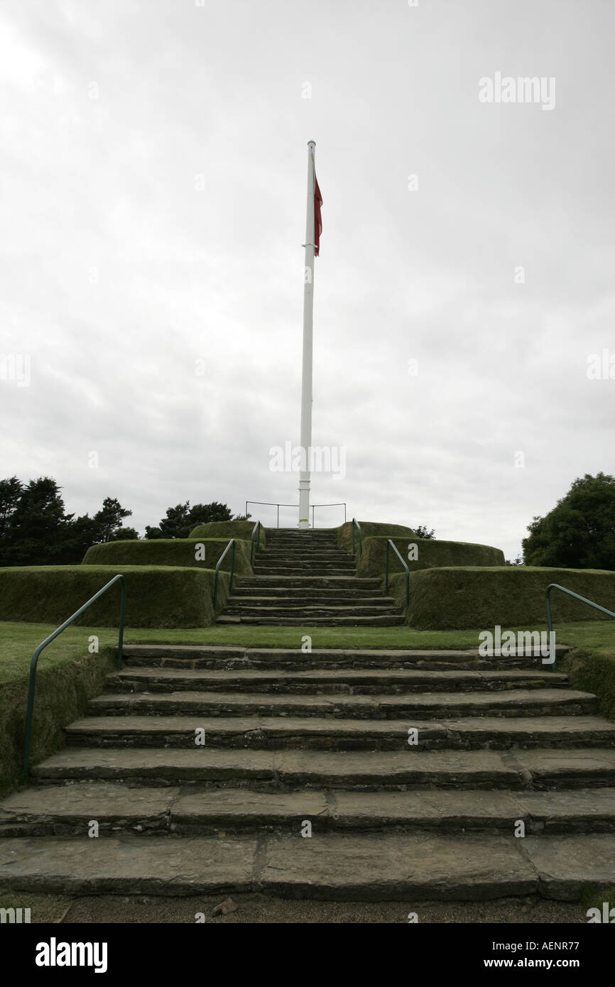 Tynwald hill manx parliament St Johns Isle of Man IOM Stock Photo - Alamy