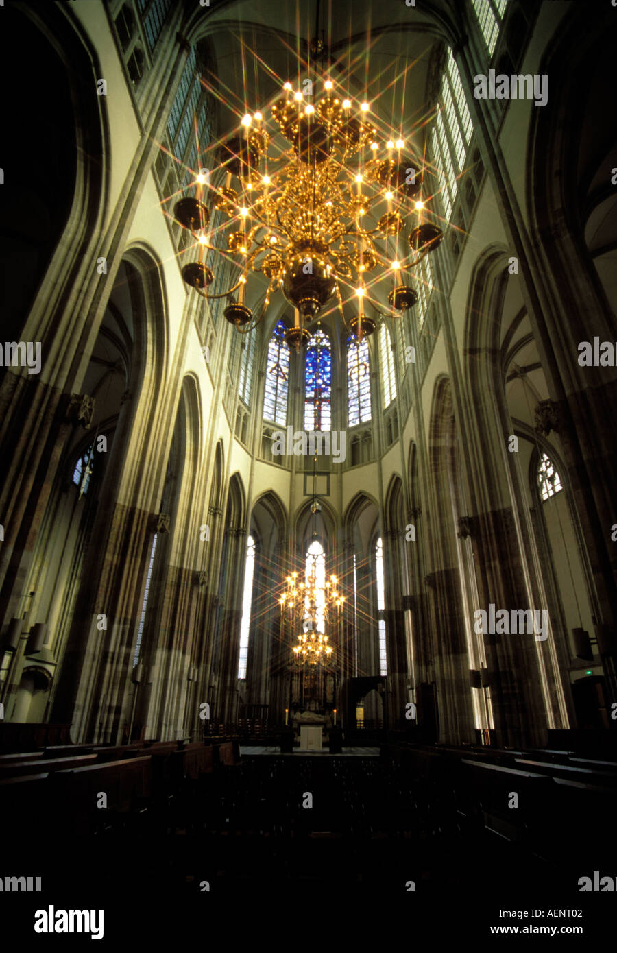 Utrecht inside the Dom church Stock Photo - Alamy