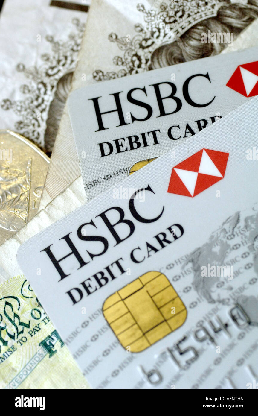 HSBC Debit card Stock Photo - Alamy