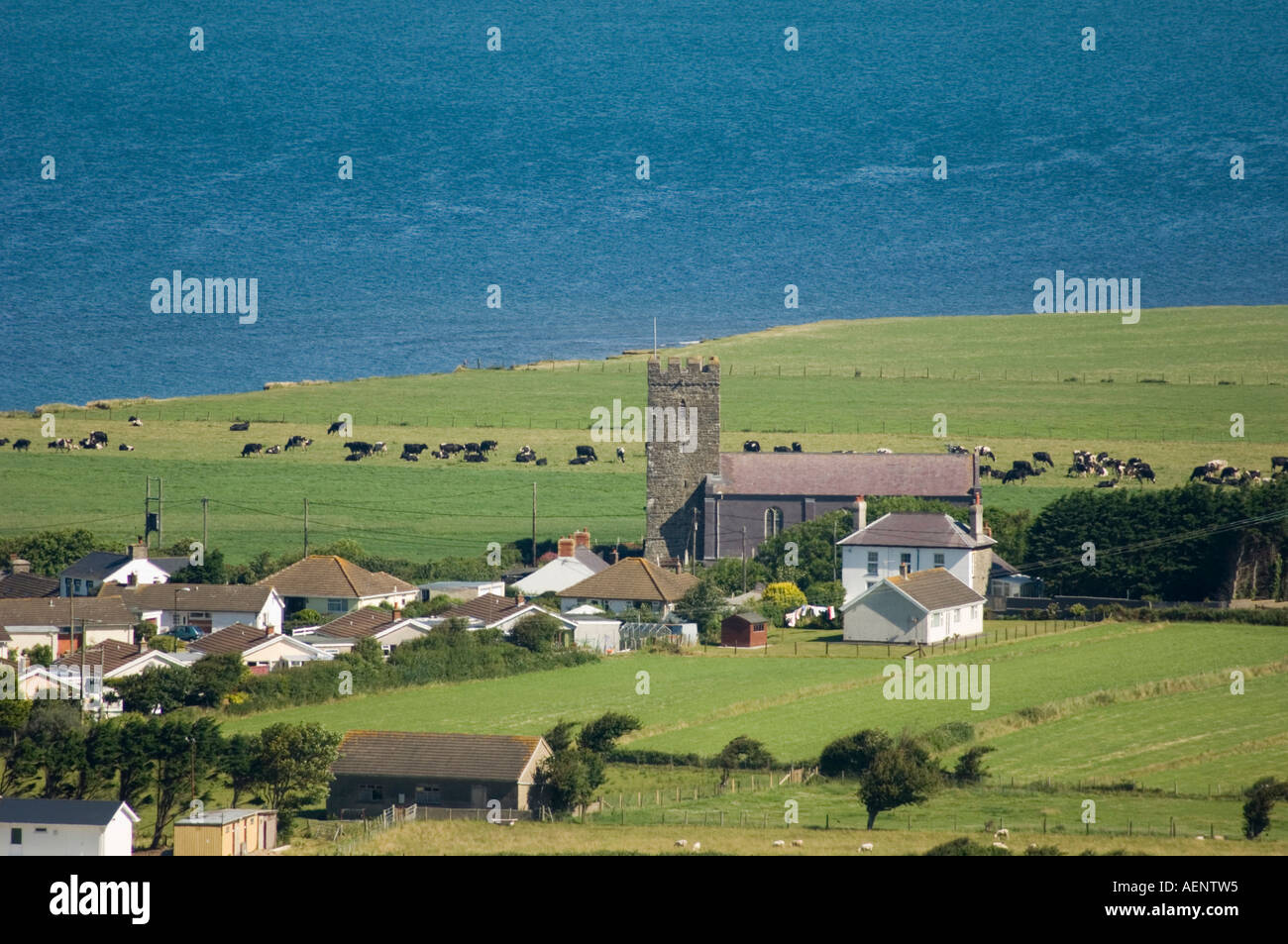 Llansantffraed church hi-res stock photography and images - Alamy