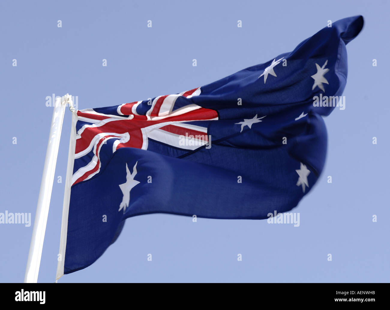 Australian flag with peace symbol hi-res stock photography and images ...
