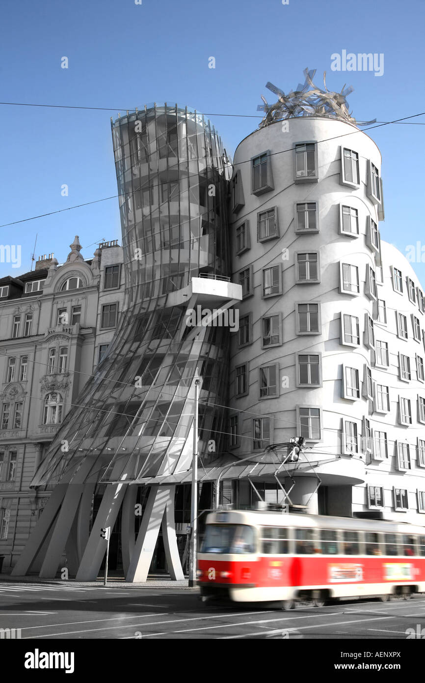 Dancing buiding Modern Architecture Prague Stock Photo - Alamy