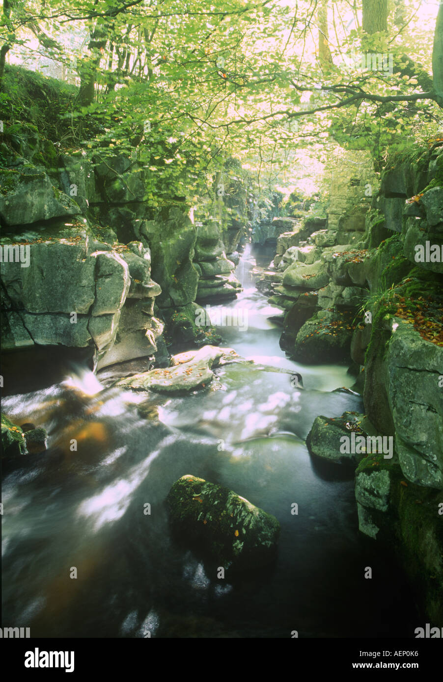 The Blue Pool Pontsarn Vaynor Brecon Beacons Mid Wales Stock Photo - Alamy