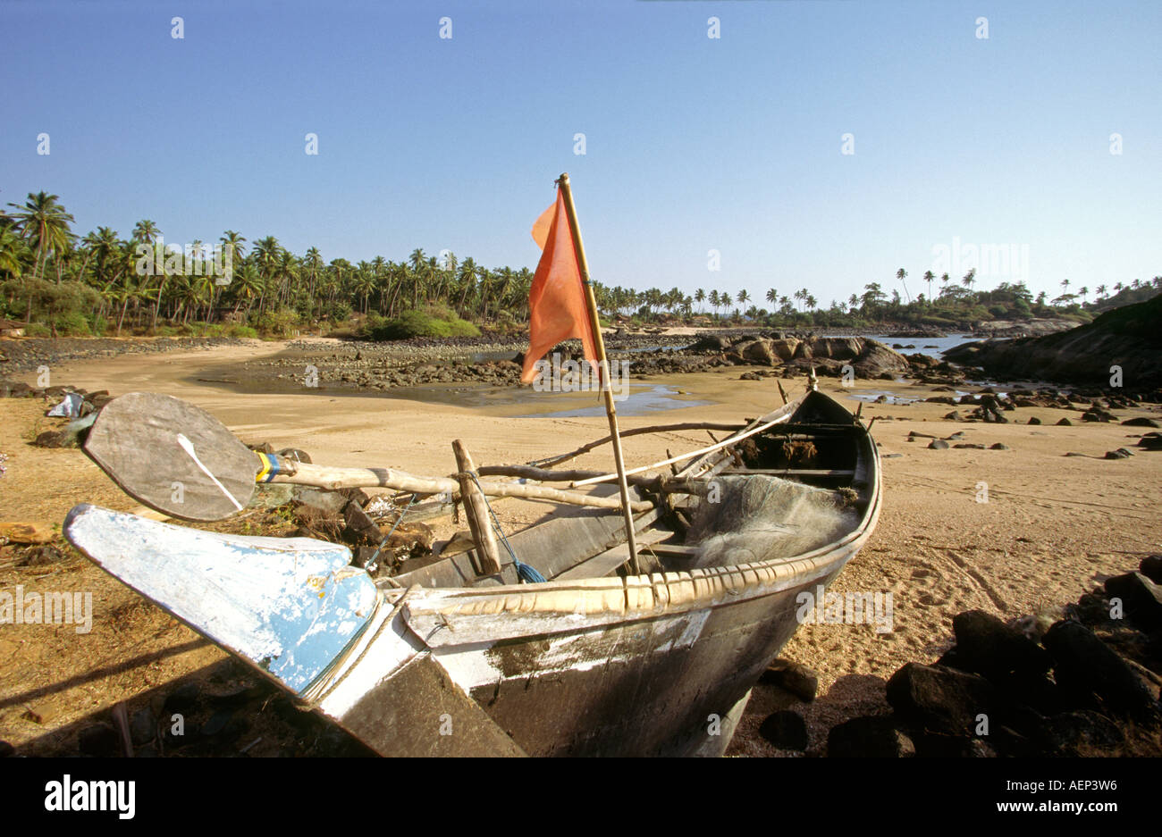 Traditional goan fishing boat hi-res stock photography and images - Alamy