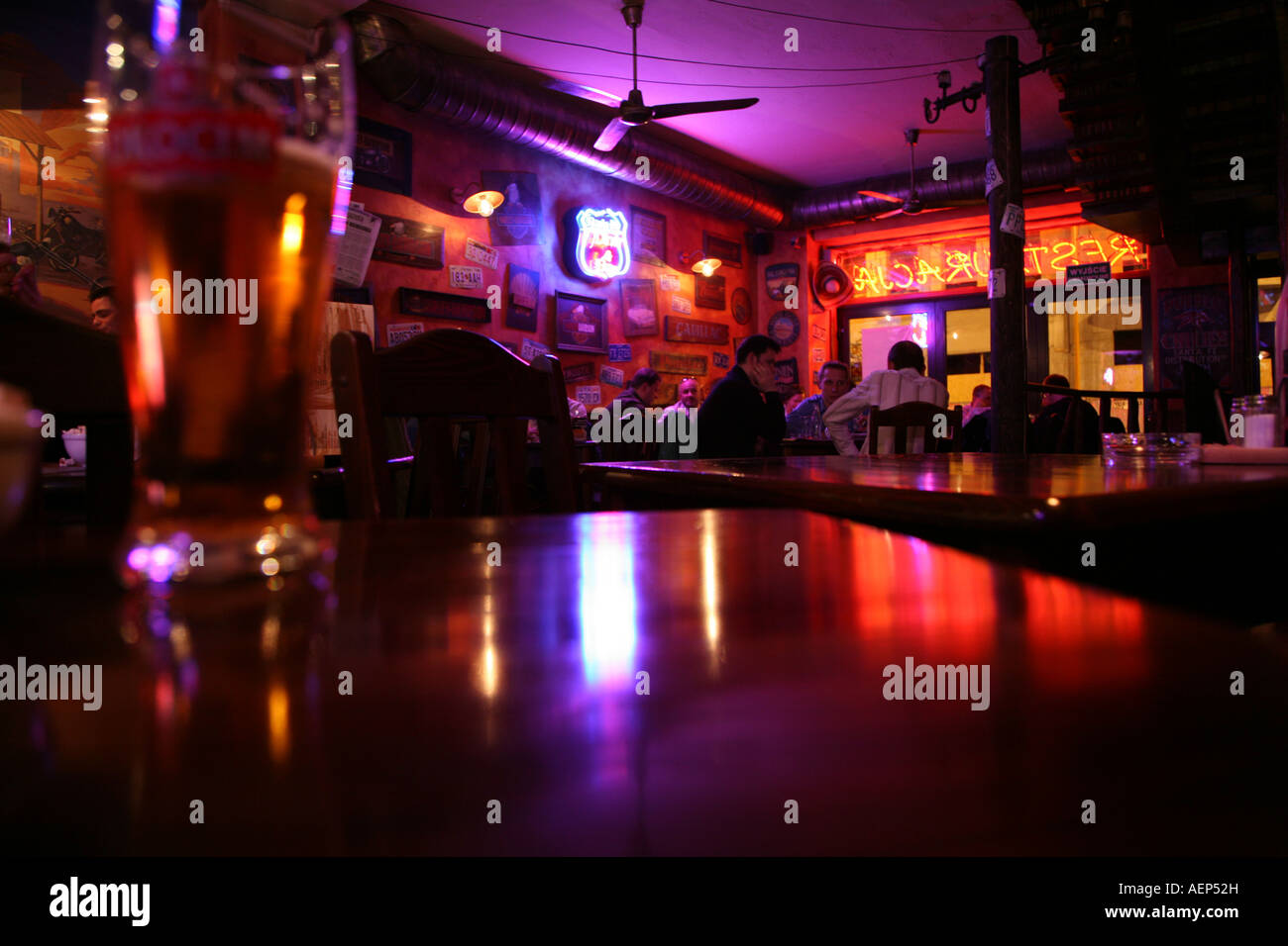Polish pub interior bar hi-res stock photography and images - Alamy