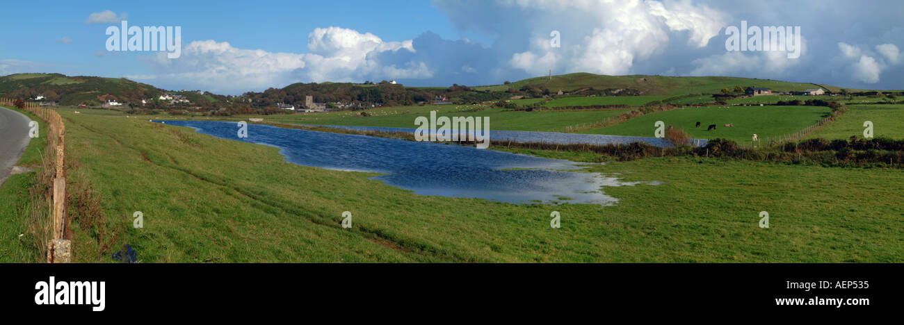 Llanengan village North Wales U K Lleyn Peninsula Stock Photo - Alamy