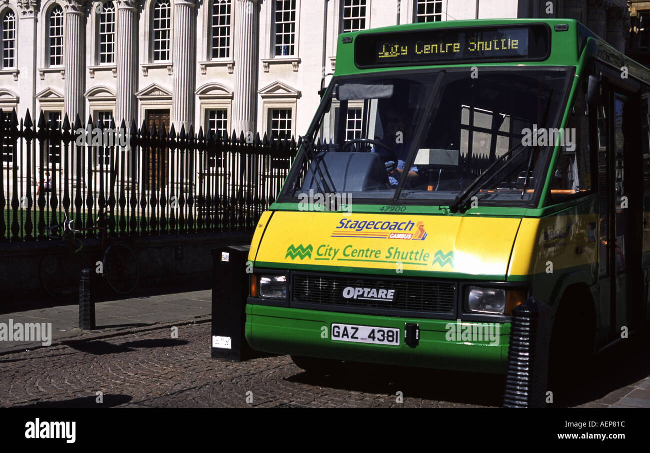 Gas Powered bus passing the Senate House in Cambridge, England Stock ...