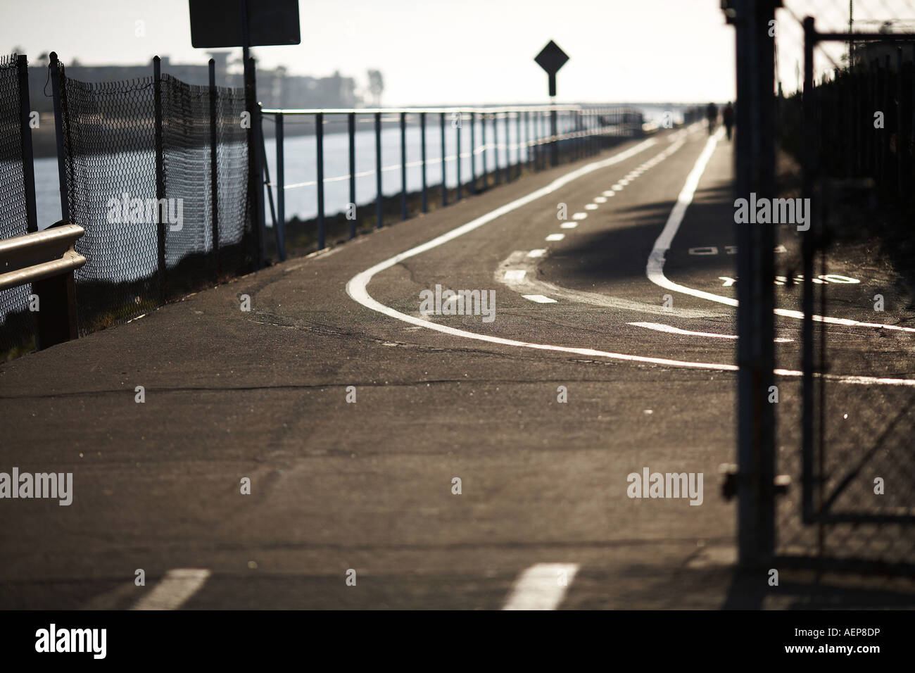 The Strand Bike Path in Marina del Rey California United States Stock ...