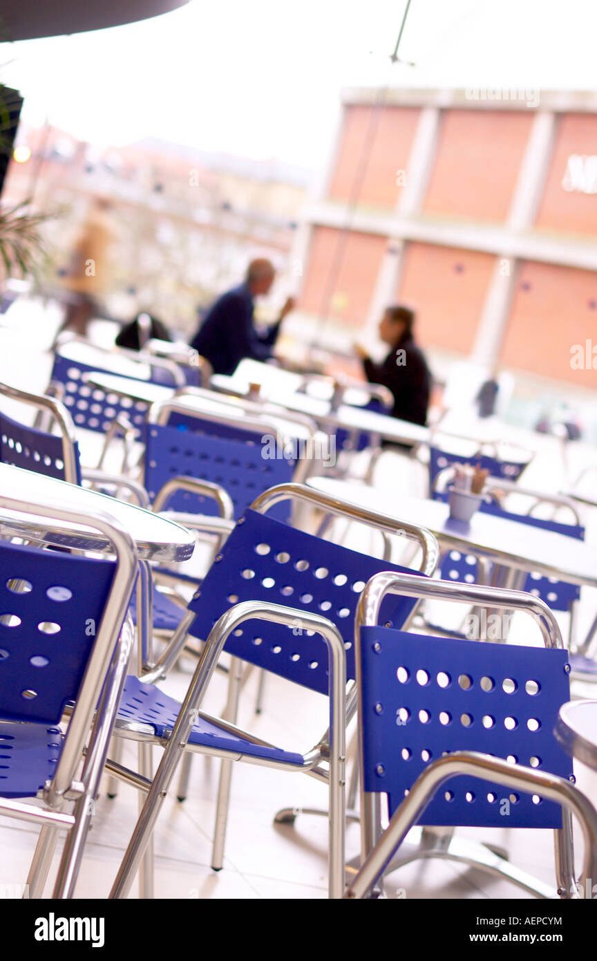 CAFE AREA IN THE FORUM LIBRARY, NORWICH, ENGLAND Stock Photo - Alamy