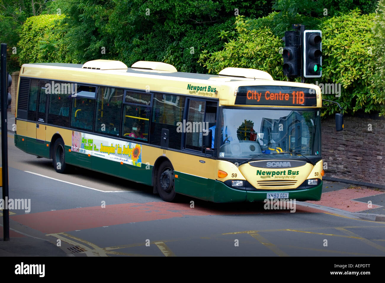 City Centre Bus Newport Gwent Wales UK Stock Photo - Alamy