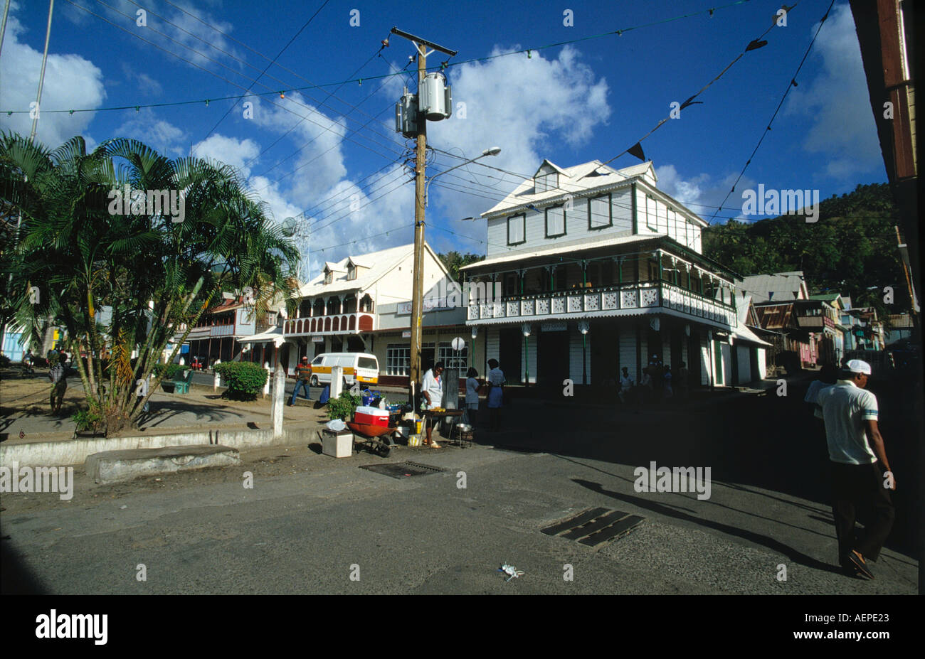 town of soufriere island of saint lucia archipelago of the lesser ...