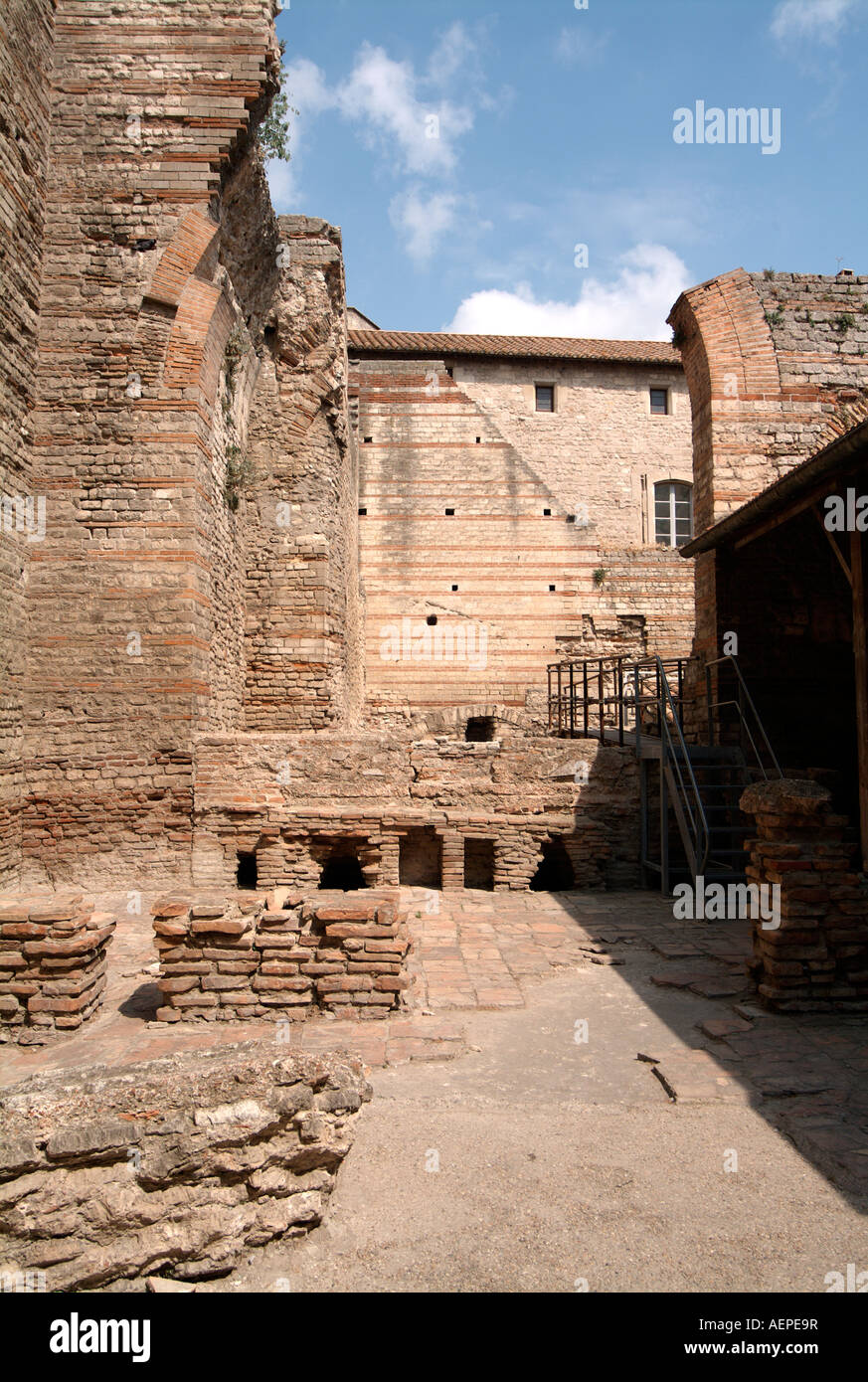 Les thermes de Constantin (The Thermae of Constantine). Arles. Provence ...