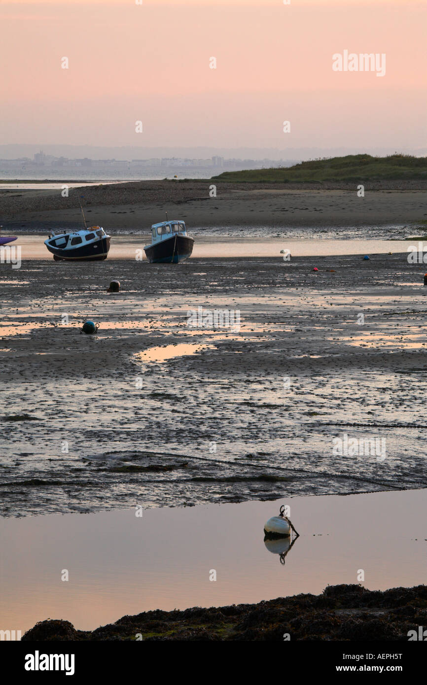Low tide at Bembridge Harbour on the Isle of Wight Stock Photo - Alamy