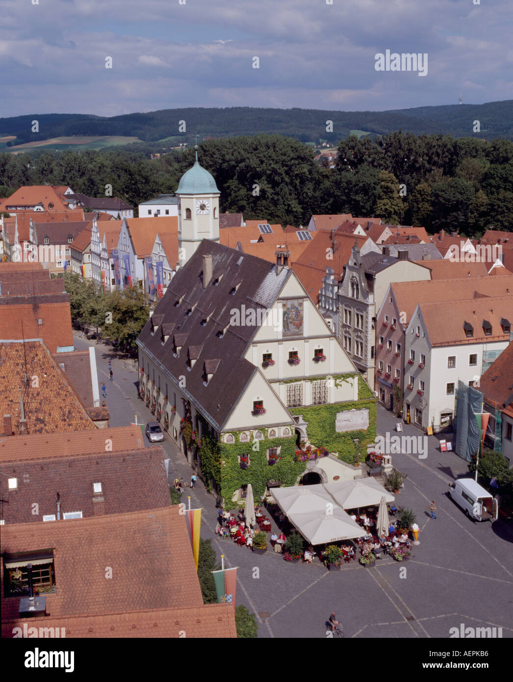 Weiden, Rathaus, Stadtansicht Stock Photo - Alamy
