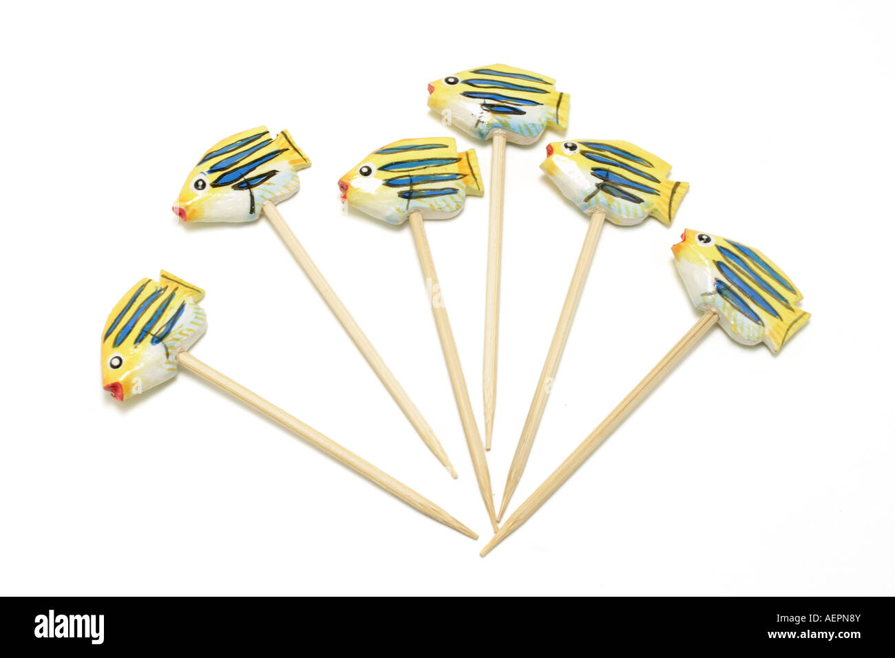 Fish Sandwich Picks Stock Photo - Alamy