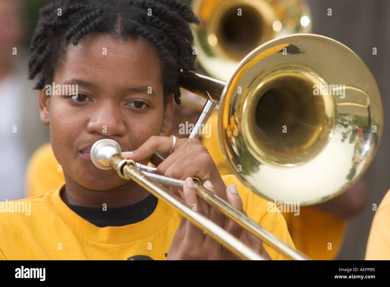 High school marching band hi-res stock photography and images - Alamy