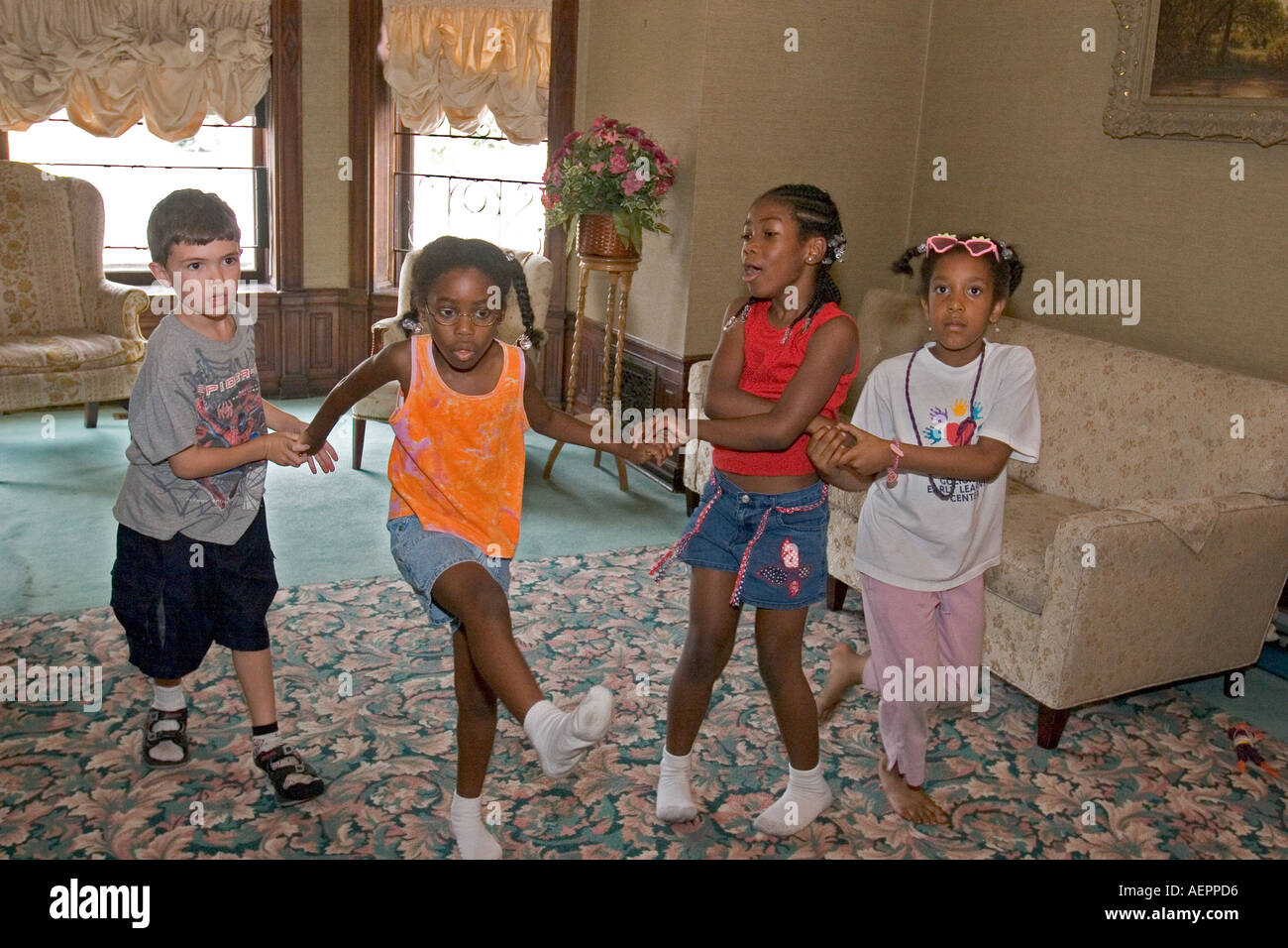 Children Play at Peace Camp Stock Photo - Alamy